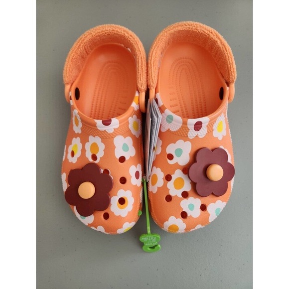 CROCS | Shoes | New Crocs Zen Garden Sensory Classic Terry Cloth Clog ...